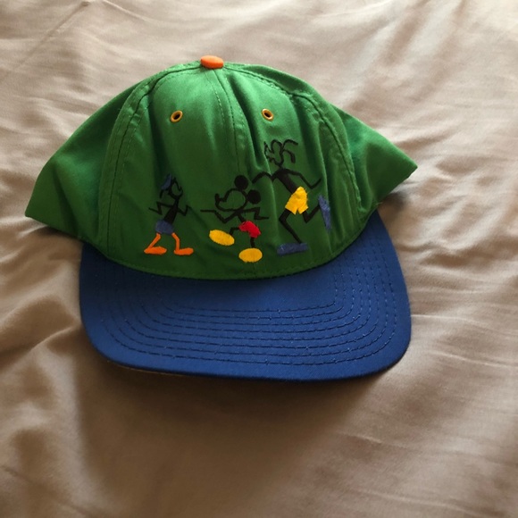 Disney | Accessories | Vintage Color Blocked Disney Cap | Poshmark